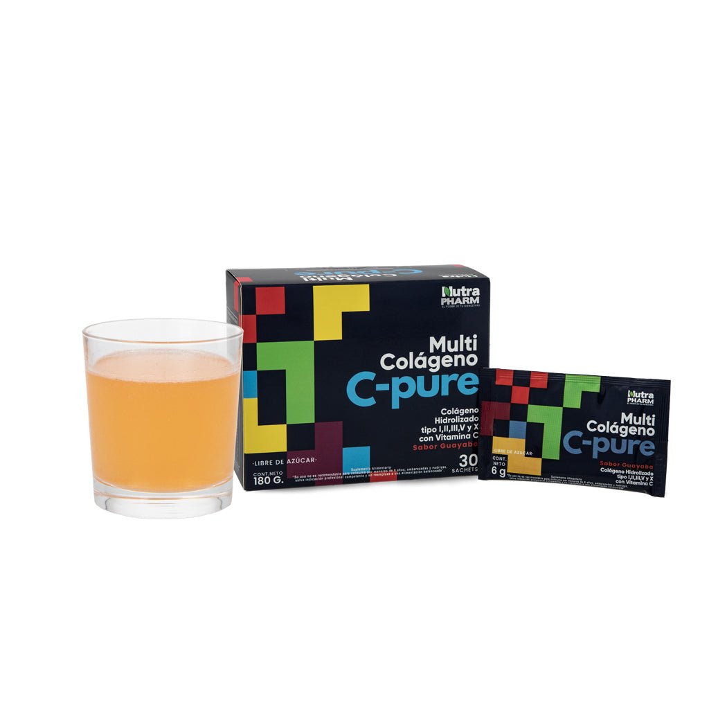 C-Pure Multicolágeno - Fuente de 5 colágenos en 1 – Nutrapharm