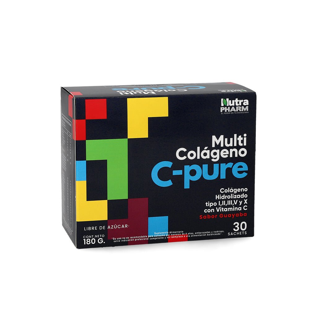 C-Pure Multicolágeno - Fuente de 5 colágenos en 1 – Nutrapharm