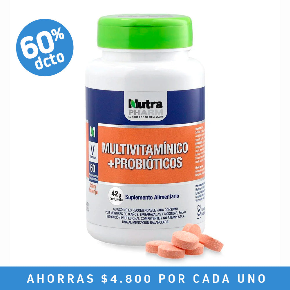 Multivitamínico + Probióticos – Nutrapharm