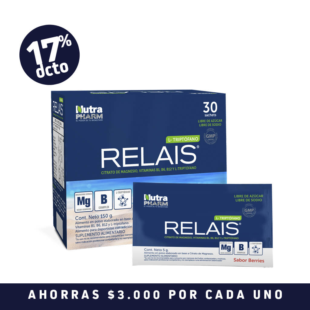 Relais L- Triptófano - Sachet 30 Un. – Nutrapharm