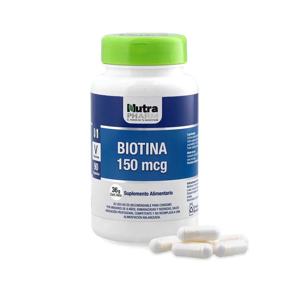 Biotina - 150 mcg. – Nutrapharm