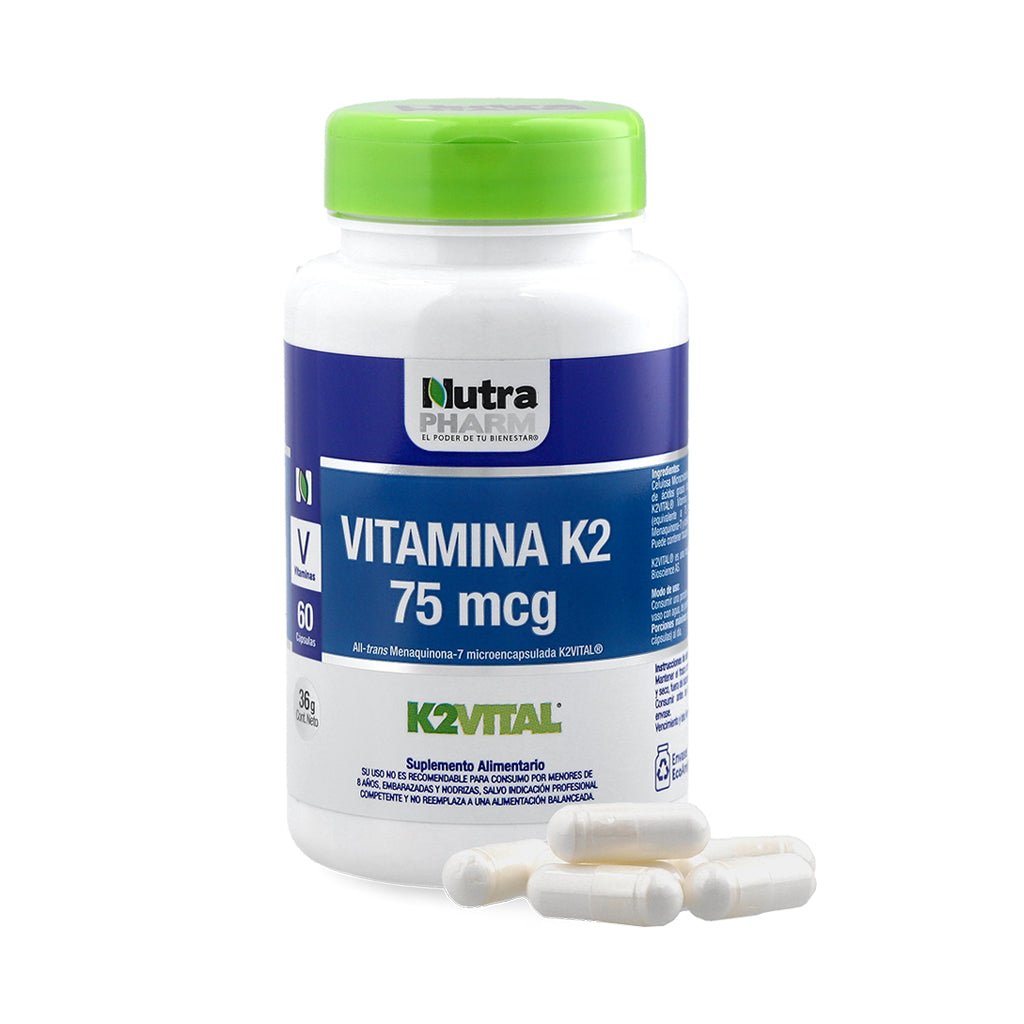 Vitamina K2 - 75 mcg. – Nutrapharm