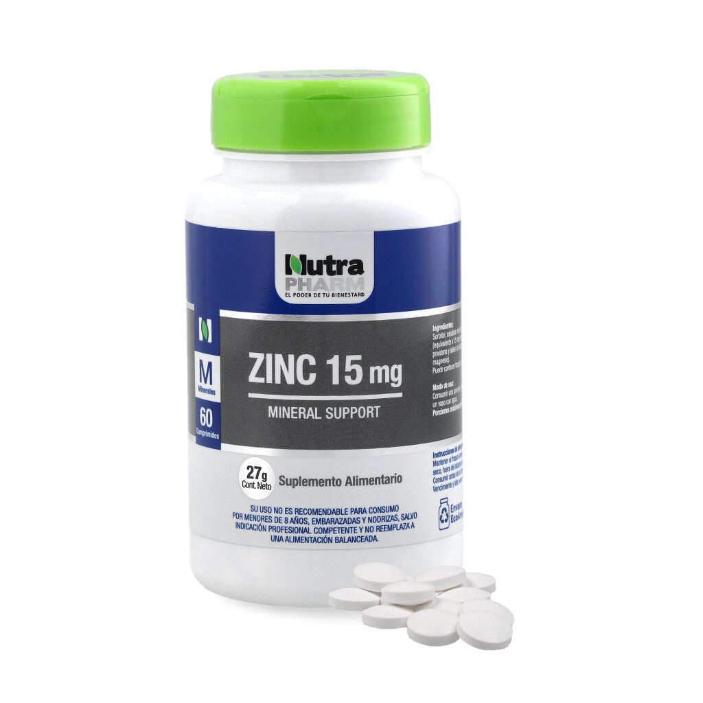 Zinc - 15 mg. – Nutrapharm